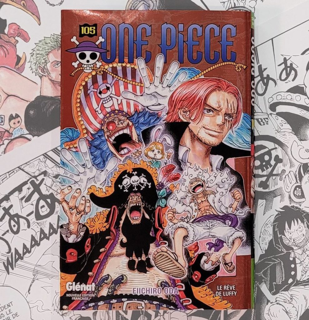 Tome 105 One Piece édition Lancement avec jaquette métallisée : où l ...
