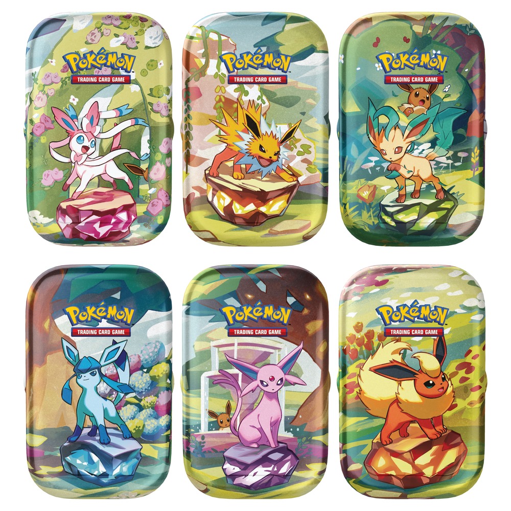 Mini Tins Pokémon EV8.5 Évolutions Prismatiques : où les commander ...