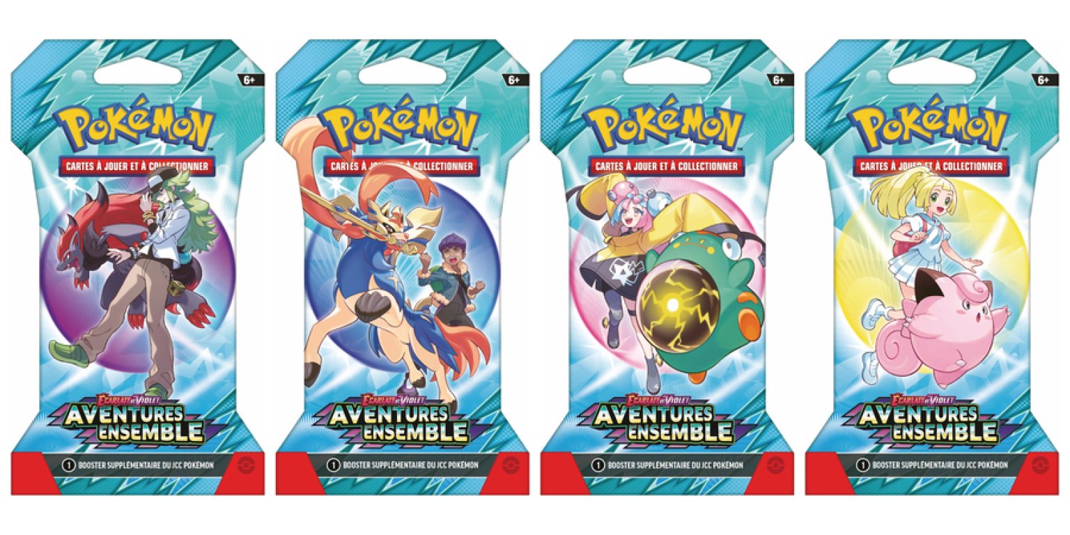 Booster et tripack Pokémon EV09 Aventures Ensemble : où les commander ...