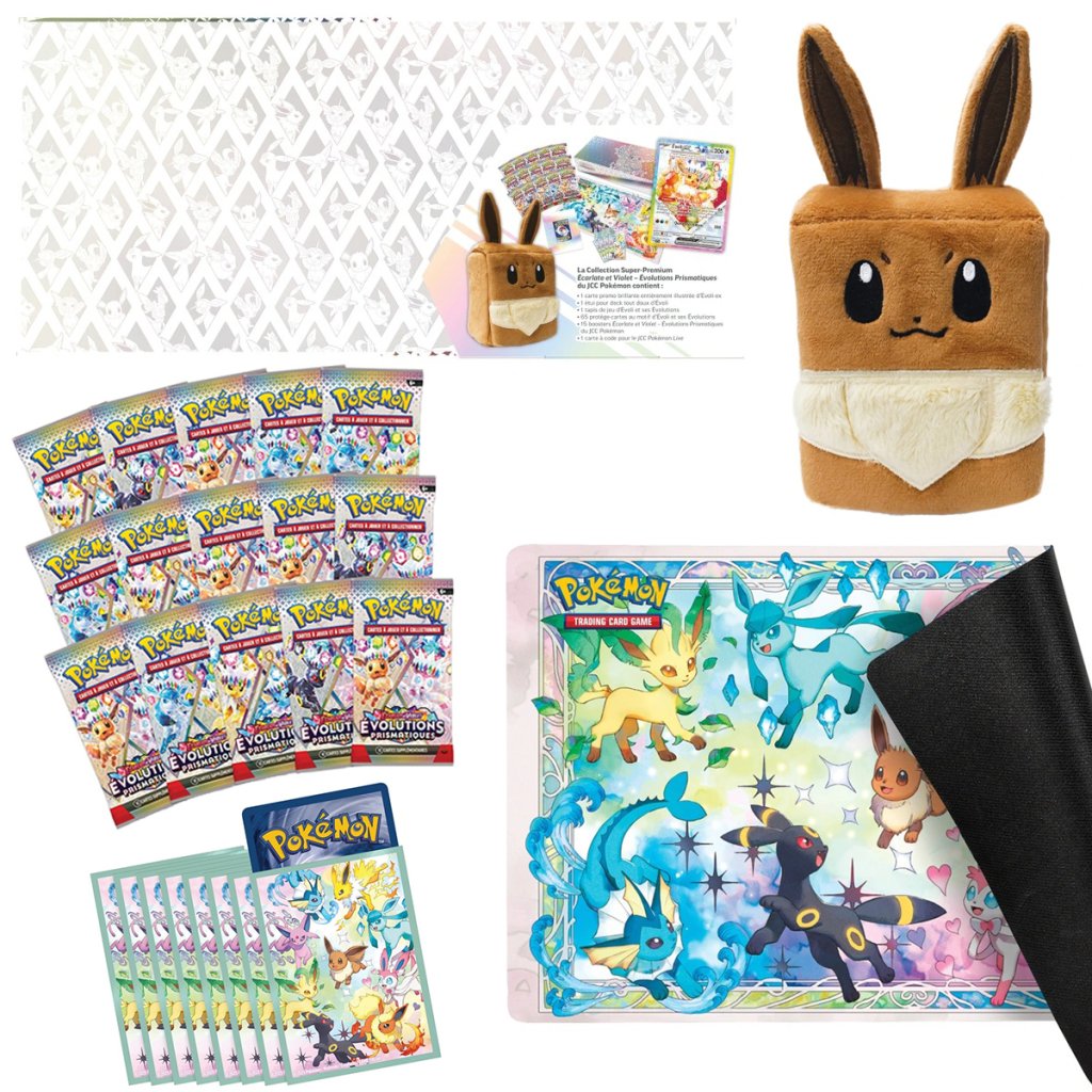 Coffret Pokémon Super-Premium EV8.5 Évolutions Prismatiques : où l ...