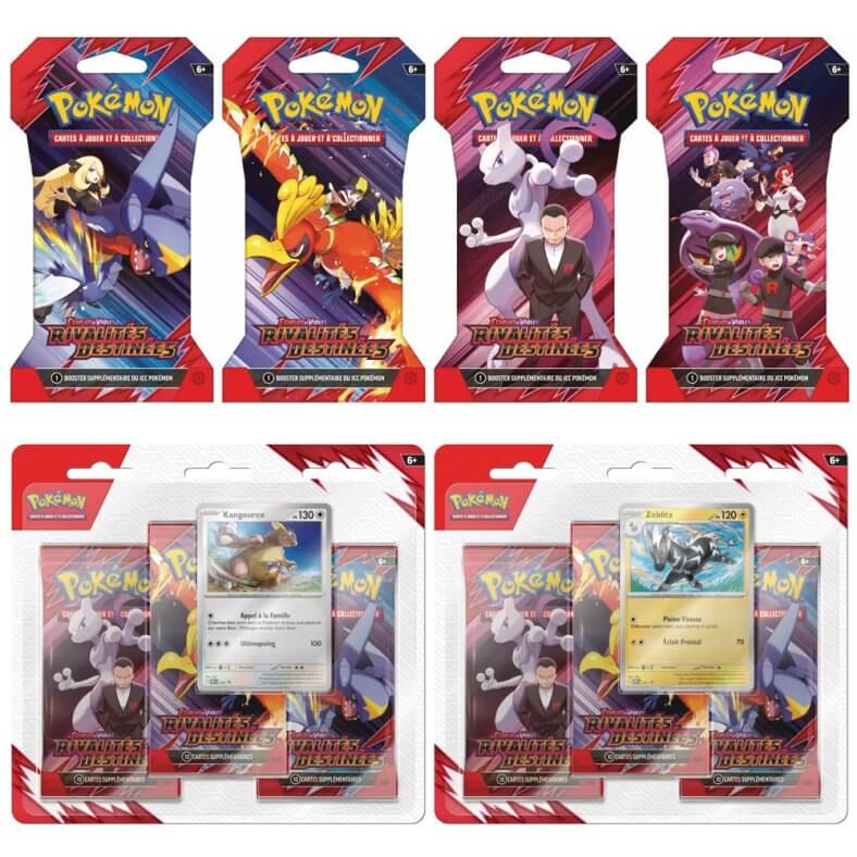 Cartes Pokémon EV10 : où acheter le Bundle 6 boosters Pokémon Rivalités ...