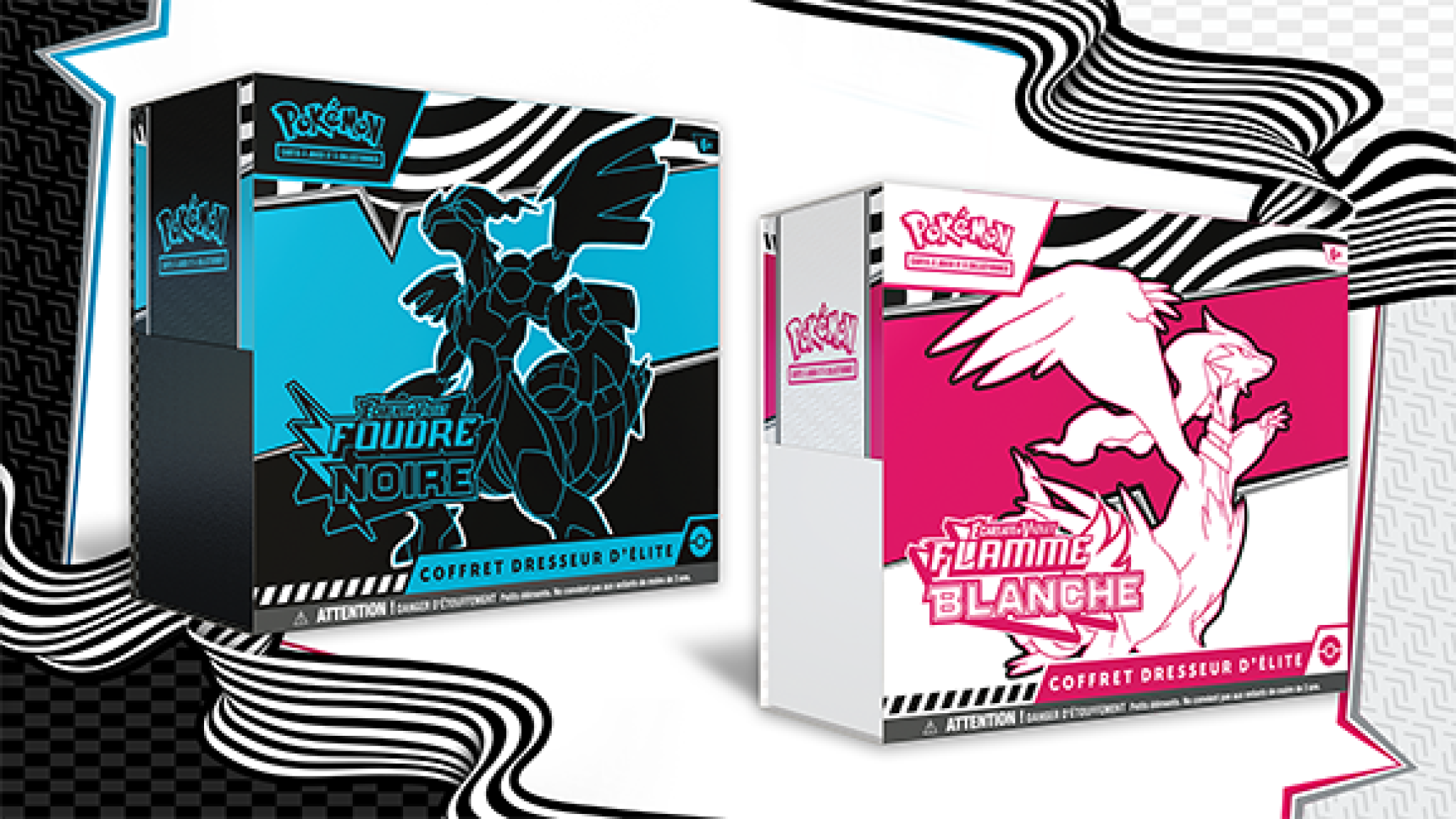 Bundles 6 Boosters Pokémon EV10.5 Foudre Noire et Flamme Blanche - Le ...