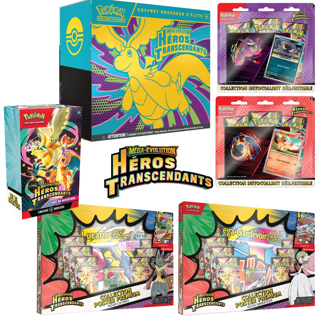 Cartes Pokémon : l'extension Pokémon ME2.5 "Héros Transcendants ...